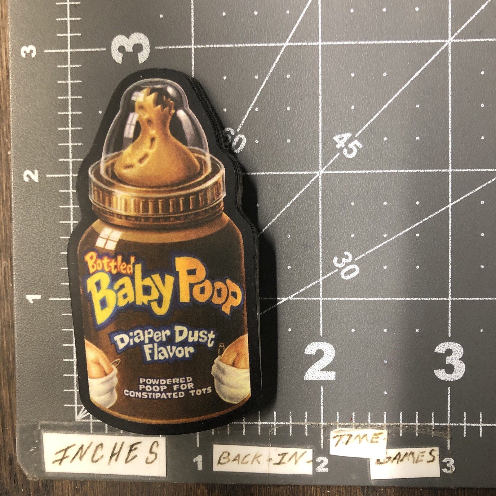 Sm. Bottled Baby Poop Parody Sticker For Skateboard Bottle Guitar Ect ...
