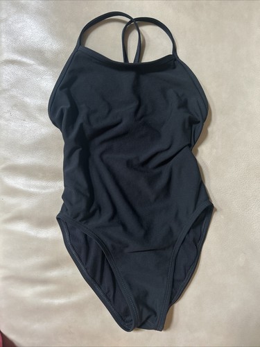 Jolyn PERRY 26 HTF Black Fixed Back One Piece Swim Suit Worn 8x Retails ...