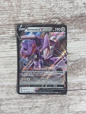 Genesect V 185/264 - Fusion Strike - Pokemon TCG - Ultra Rare - NM | eBay