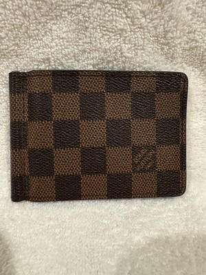 Brown Checkered louis vuitton wallet Bi Ford Men’s With Good Clip | eBay