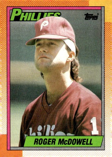 1990 Topps #625 Roger McDowell - Philadelphia Phillies | eBay