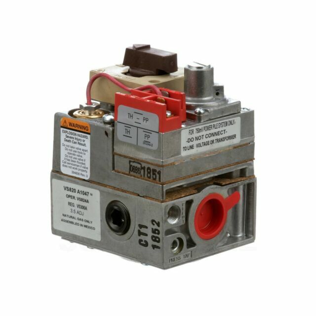 Honeywell VS820A1047 PowerPile Millivotage Combination Natural Gas ...