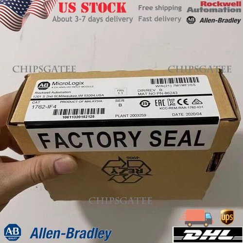 nEW INBOX Allen-Bradley 1762-IF4 SER B MicroLogix 4 Point Analog Input ...