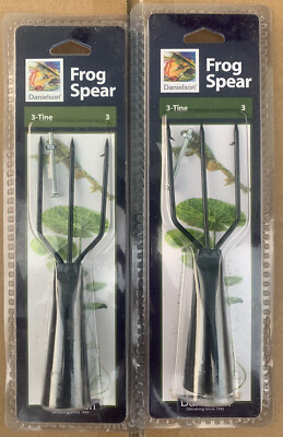 2 Packs Danielson 3 Prong 3 Tine Frog Gig Spear | eBay