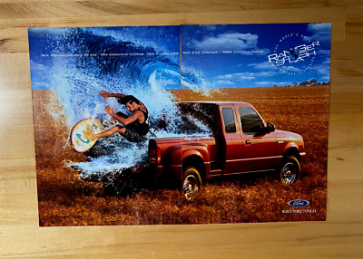 1995 Print Ad Ford Ranger Splash | eBay