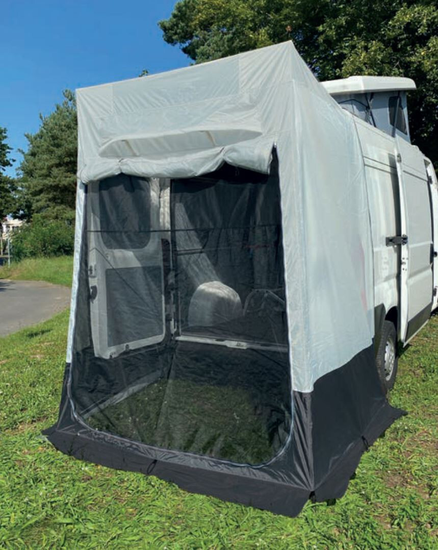RV campervan REAR ANNEX tent motor ie Fiat Ducato barn doors - extra ...