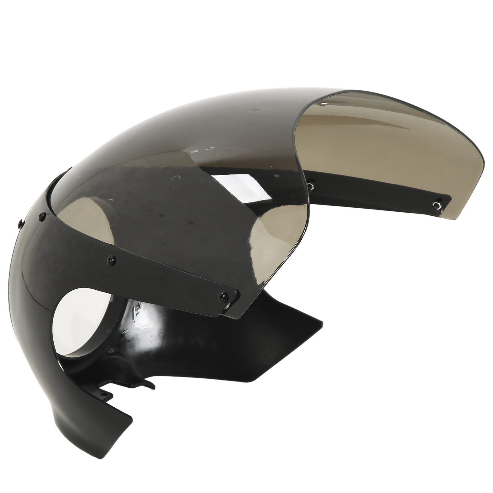 Smoky 7in Headlight Fairing Screen ABS Glass Windshield Mask Cover For ...