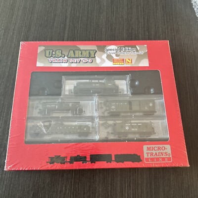N Micro-trains Special Edition US Army Train Set 3 | eBay