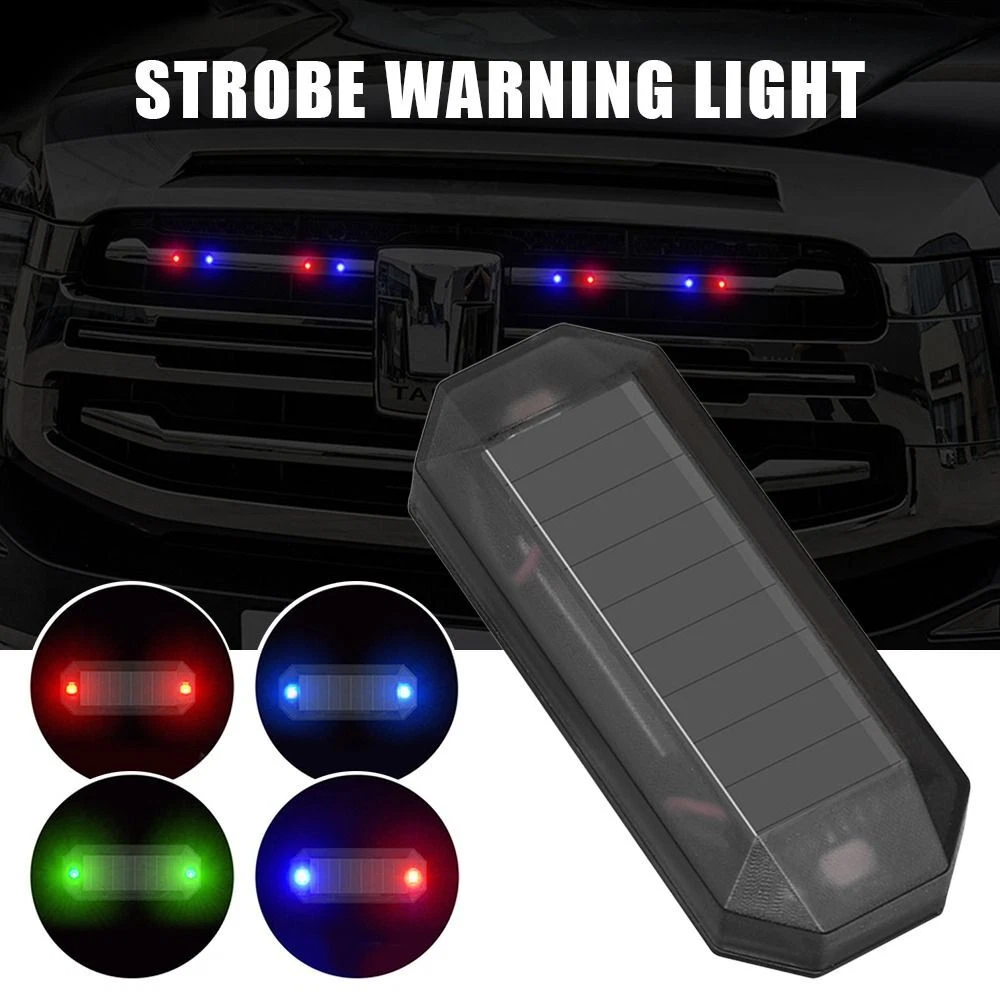 Car Led Strobe Flashing Red And Blue Grill Lights | Shelly Lighting