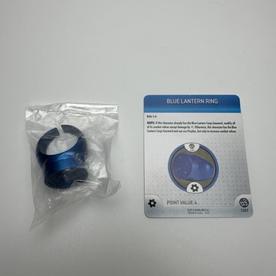 HeroClix DC WAR OF LIGHT Blue Lantern Ring S307 with card | eBay