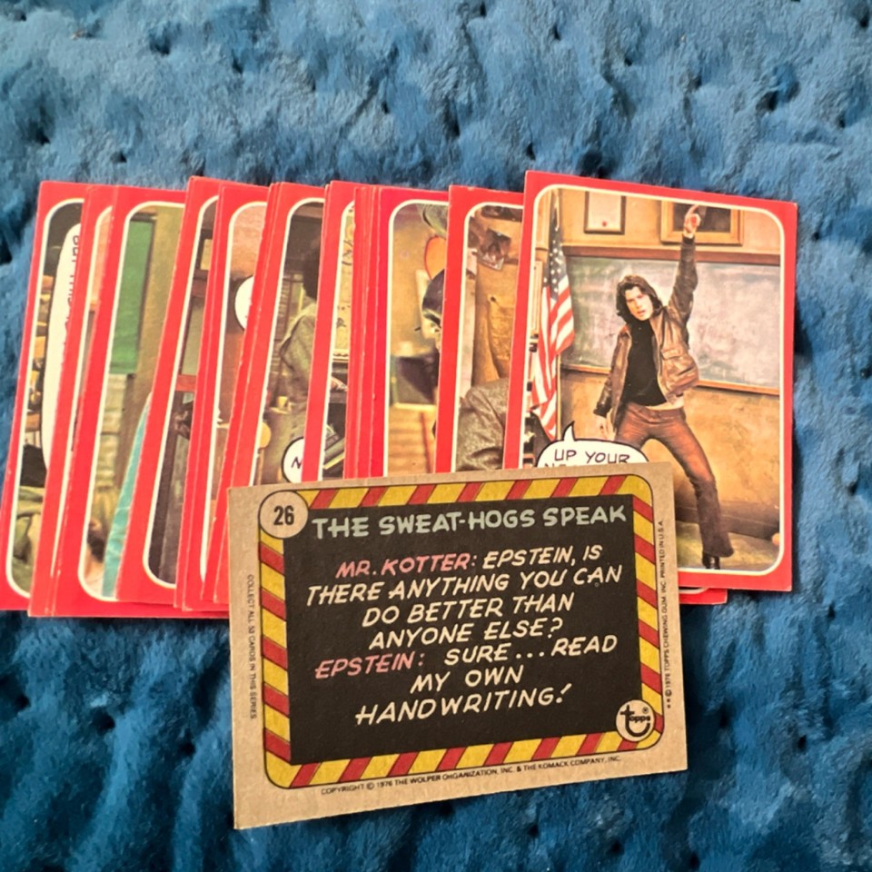 Topps Welcome Back Kotter 1976 Non-Sport Trading Card Lot | eBay