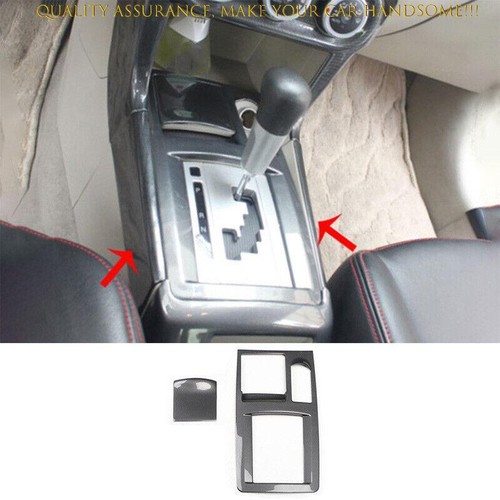For Mitsubishi Lancer EVO 2007-2017 Carbon Fiber Center Console Gear ...