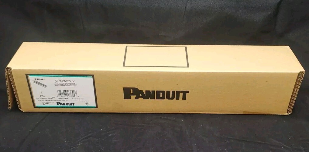Modular Patch Panel Panduit Minicom All Metal Shielded Patch Panel En ...
