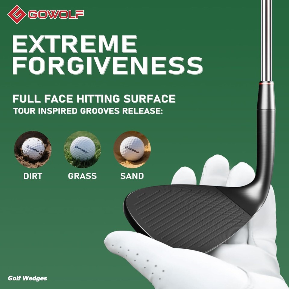 Forged Full Face Golf Wedge Set Gap Wedge Sand Wedge 50/54/58, 52/56/60 ...