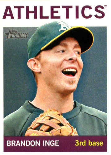 2013 Topps Heritage #394 Brandon Inge Athletics NM-MT | eBay