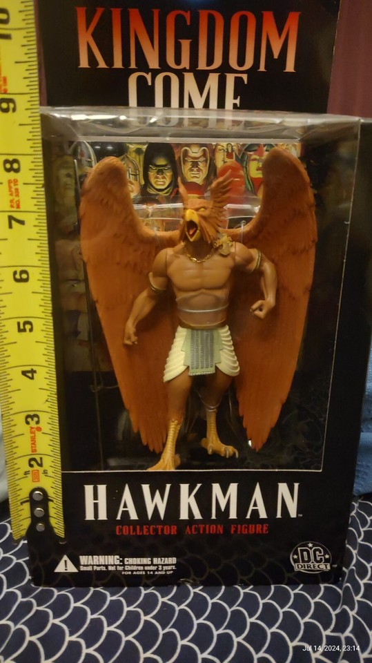 2003 DC Direct Kingdom Come "Hawkman" 8in Collector Action Figure NIB ...