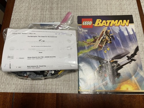 LEGO Batman: The Batcopter: the Chase for Scarecrow (7786) 673419094320 ...
