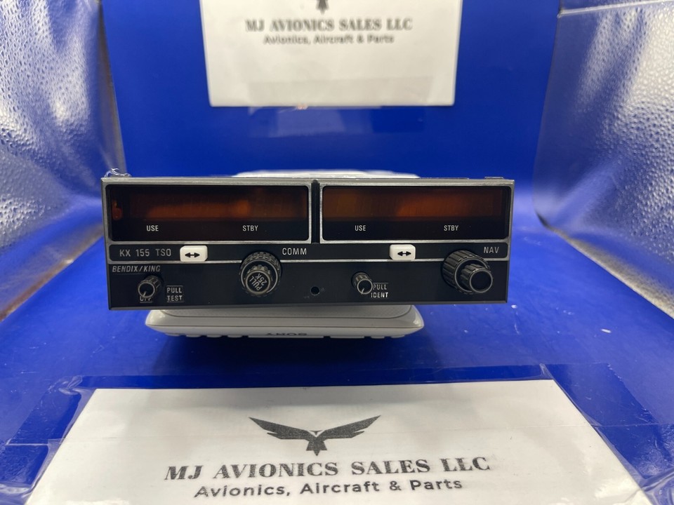BENDIX/KING KX 155 P/N 069-1024-31 14VDC WITH GLIDE/SLOPE WITH FAA FORM ...