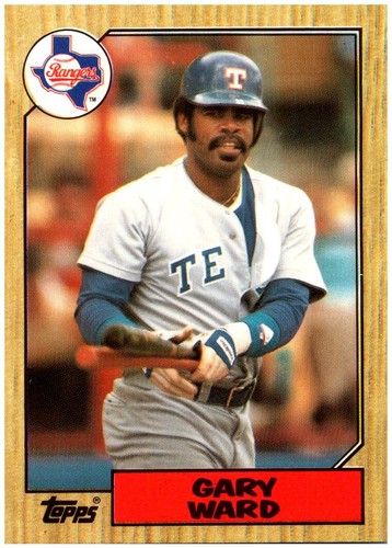 1987 Topps Tiffany Collection #762 Gary Ward FREE SHIPPING! | eBay