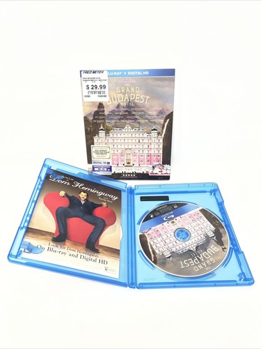 THE GRAND BUDAPEST HOTEL 2014 BLU-RAY RALPH FIENNES BILL MURRAY ...
