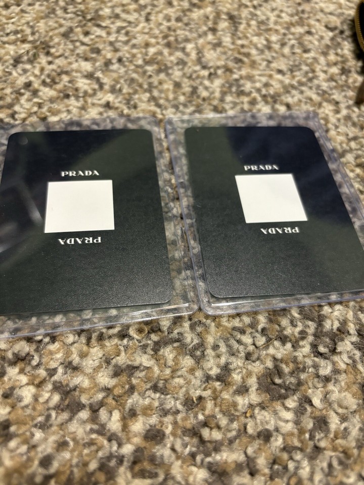 Prada Designer playing cards x2 | eBay