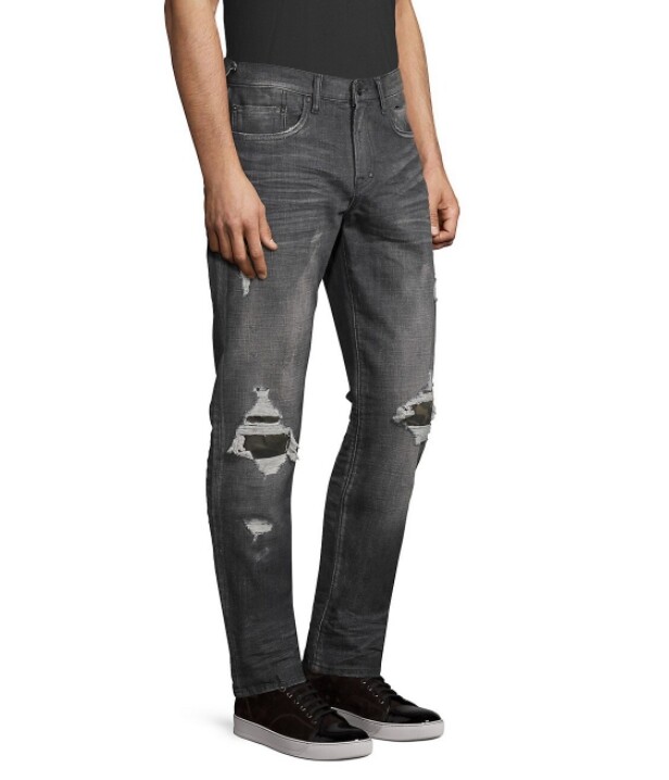 Prps Military Army Camo Patchwork Distressed Shredded Ripped Slim ...