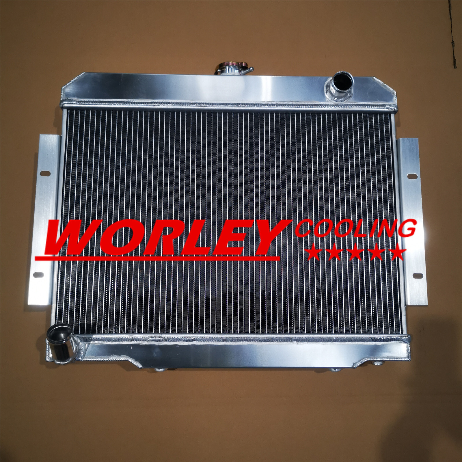 NJ-3 Row Aluminum Radiator for Jeep CJ5 CJ6 CJ7 3.8L 4.2L 5.0L 1970 ...