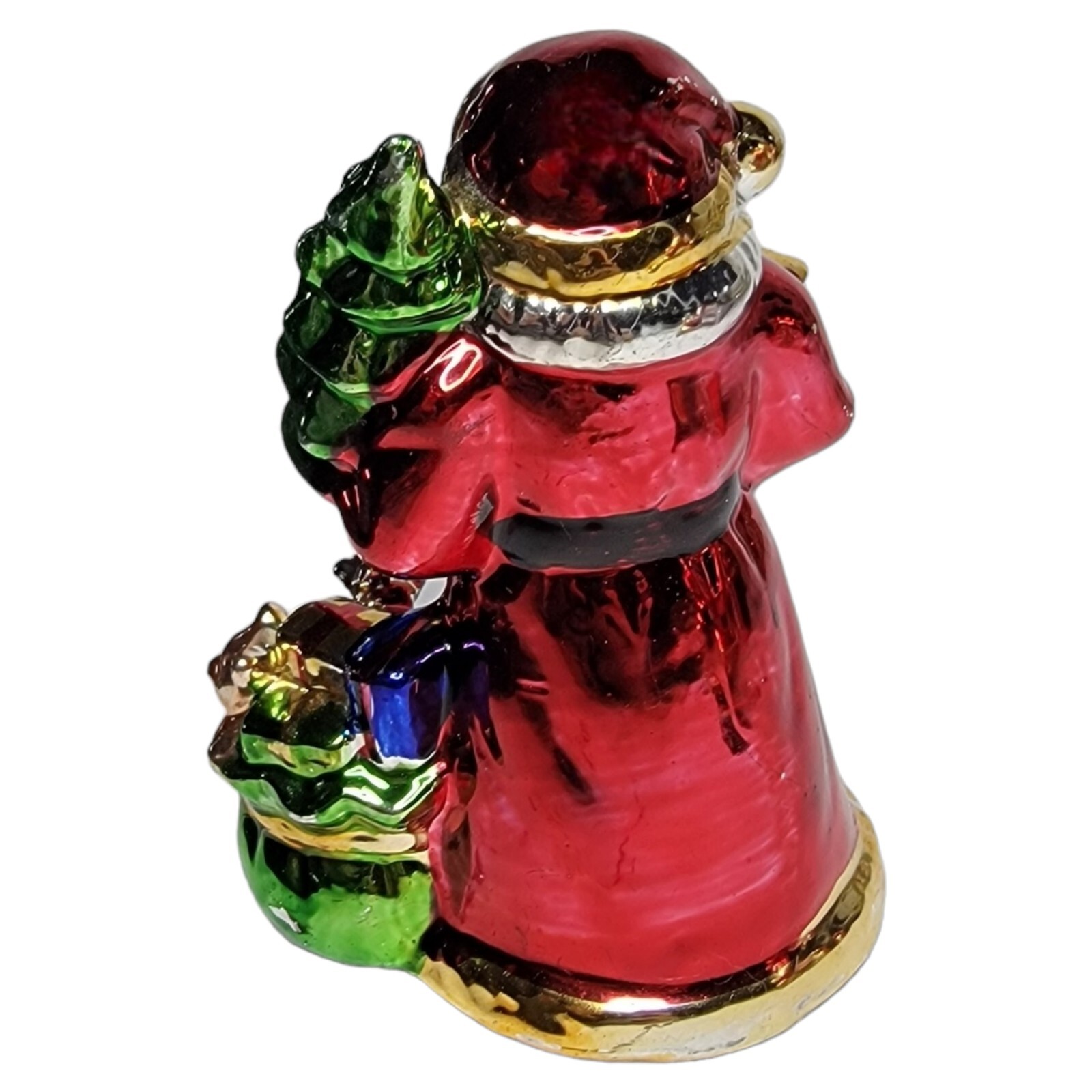 Christmas Fantasy LTD Collectible 4½" Wonderland Ceramic Santa Figurine ...