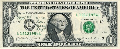 Mary Kay Ash Cosmetics Founder Author Rare Signed Autograph Dollar Bill ...