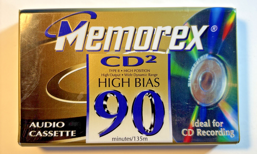 NEW Sealed MEMOREX CD2 HIGH BIAS Type II Blank Cassette Tapes 90 | eBay