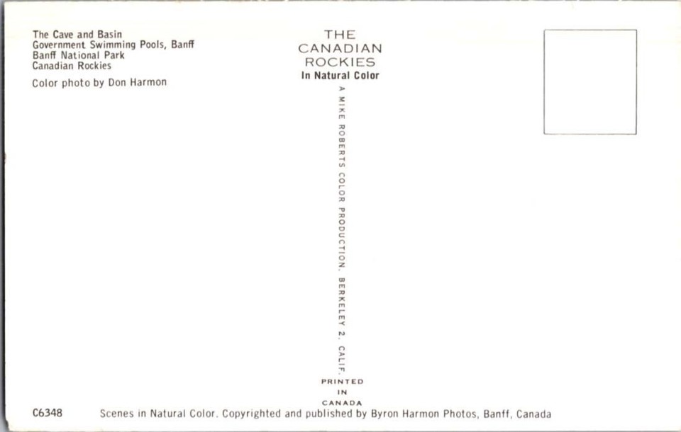 Calgary Alberta AB : BANFF NATIONAL PARK j/24 BH7167 | eBay UK