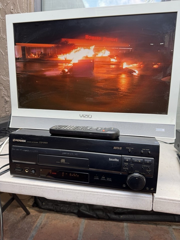 Pioneer CLD-D503 cd and laser disc player works read description | eBay