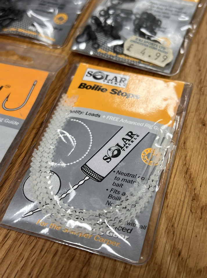 Solar Carp Fishing Accessories hooks boil stops swivels perfect pop ups ...