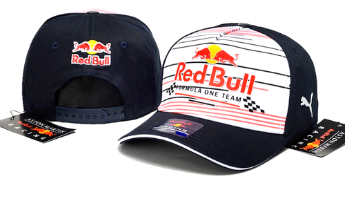 RBR F1 Team White/Navy Concept Cap w/Red/Navy stripes. Silicone rubber ...