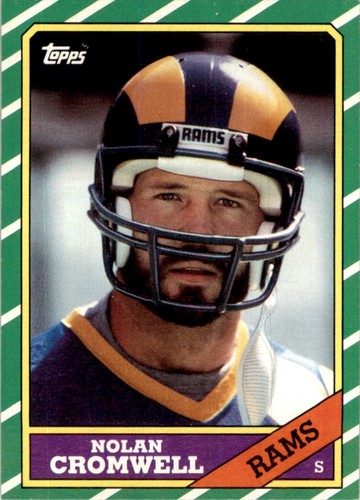 1986 TOPPS. NOLAN CROMWELL LOS ANGELES RAMS #92 | eBay