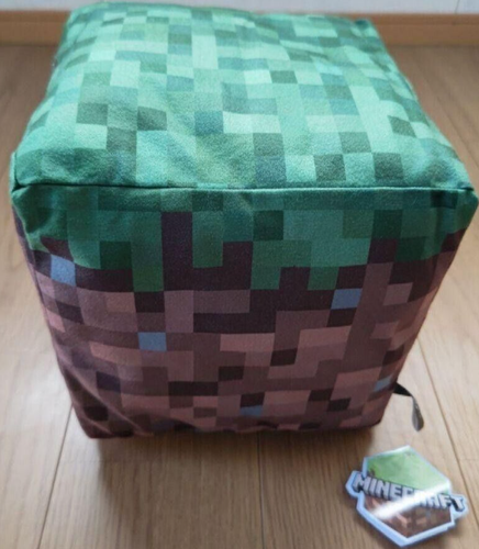 Minecraft Block BIG Plush Doll Block of Grass 24cm FuRyu New | eBay