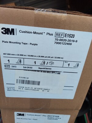 3M Cushion-Mount Plus Plate Mounting Tape E1520, Purple | eBay