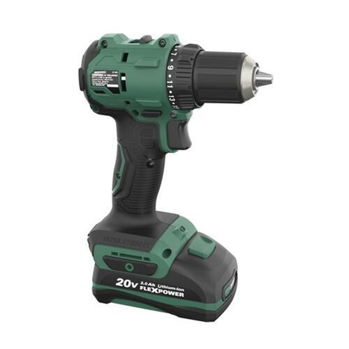 Masterforce 20 Volt Brushless Cordless 1/2" Drill Kit High Torque Speed ...