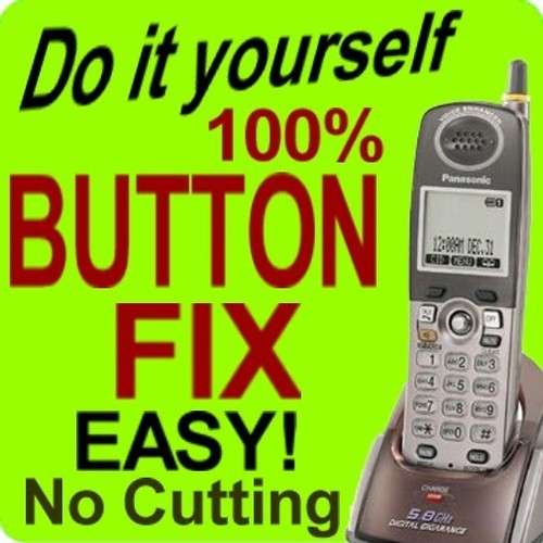 BUTTON REPAIR Panasonic Keypad KX-TGA550 KX-TGA550M KX-TG5571M KX ...