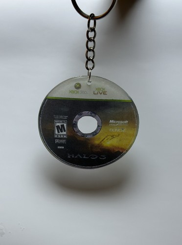 Halo 3 Style Custom Keychain Xbox 360 Video Game Accessories gift ...