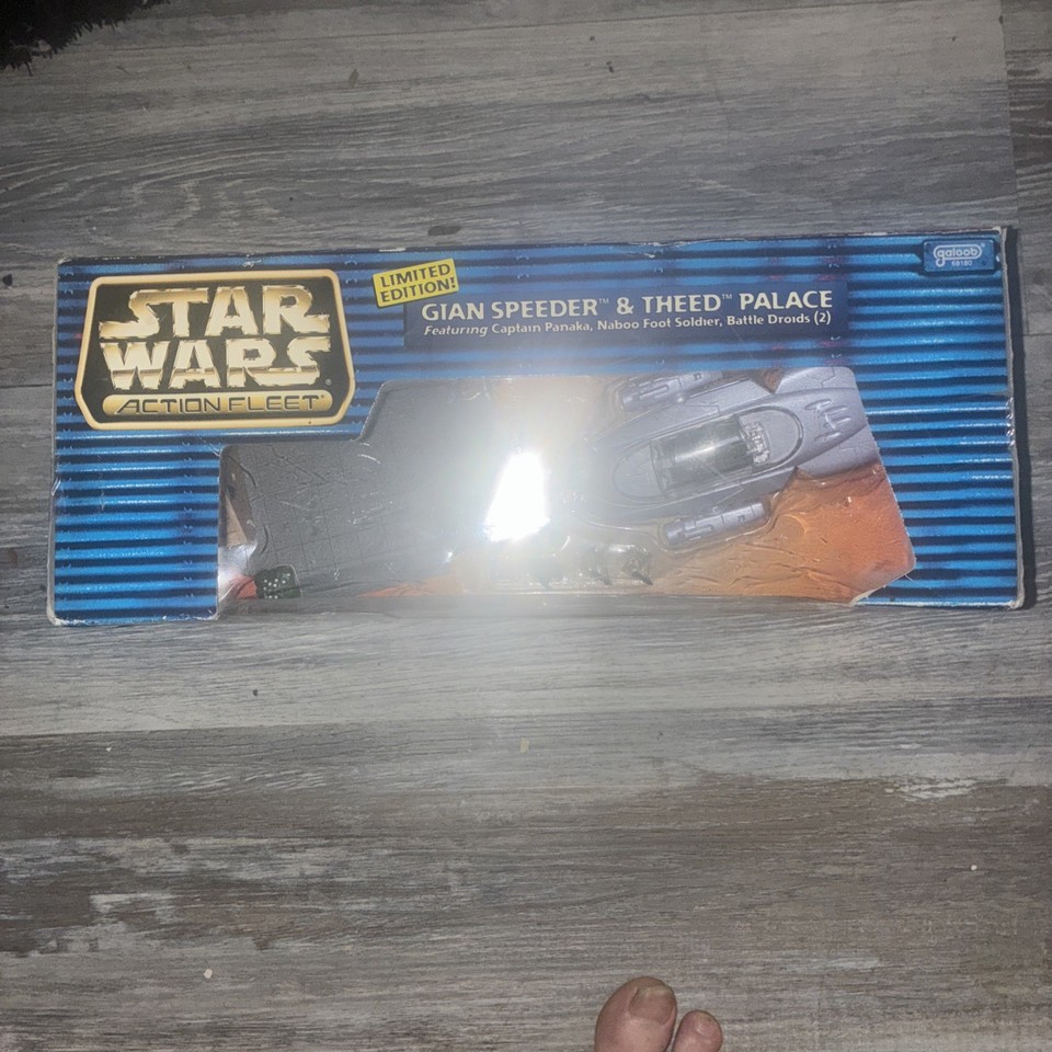Star Wars Episode I Action Fleet Limited Edition Gian Speeder & Theed ...