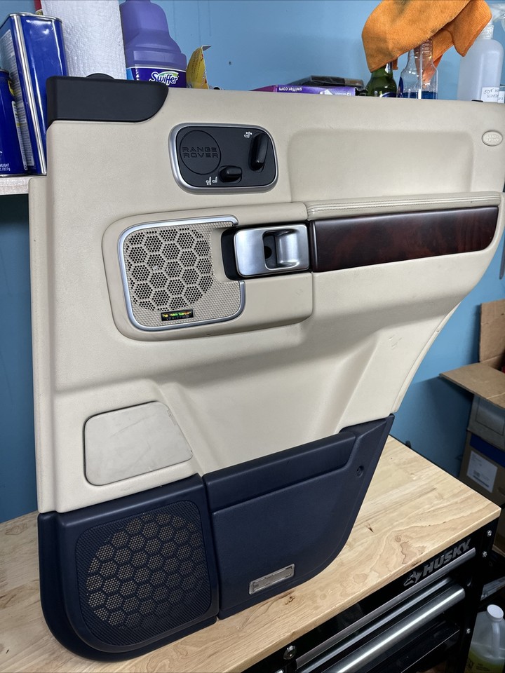 2007 - 2012 Land Range Rover L322 Door Panel Interior Navy Handle Rear ...