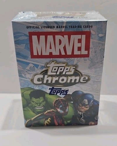 2025 Topps Chrome Marvel Blaster Box IN HAND New Factory Sealed | eBay