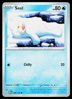 Seel #086/165 SV: Scarlet & Violet 151 | eBay