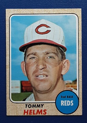 1968 Topps Baseball #405 Tommy Helms - Cincinnati Reds NM | eBay