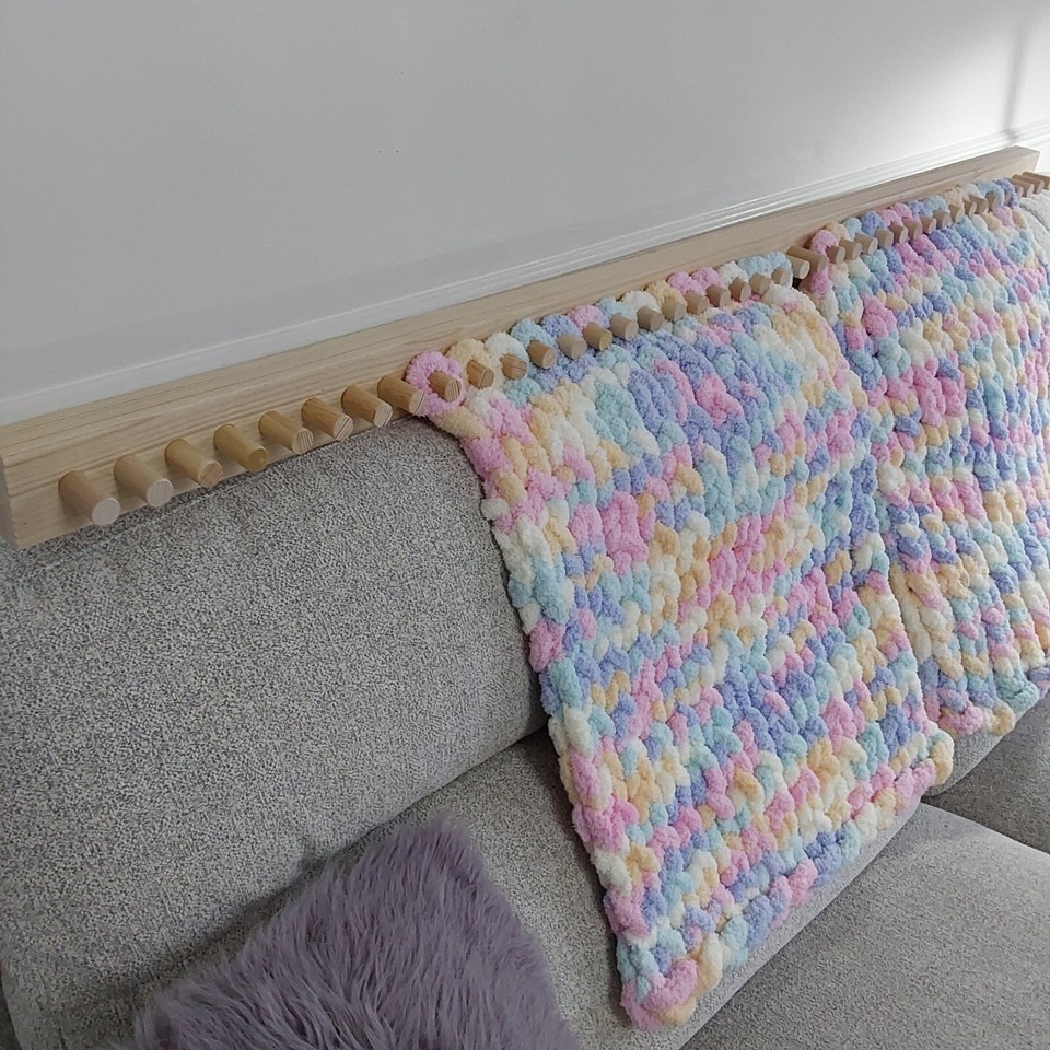 Big chunky Blanket Loom 96 cms dowels 22mm OB | eBay