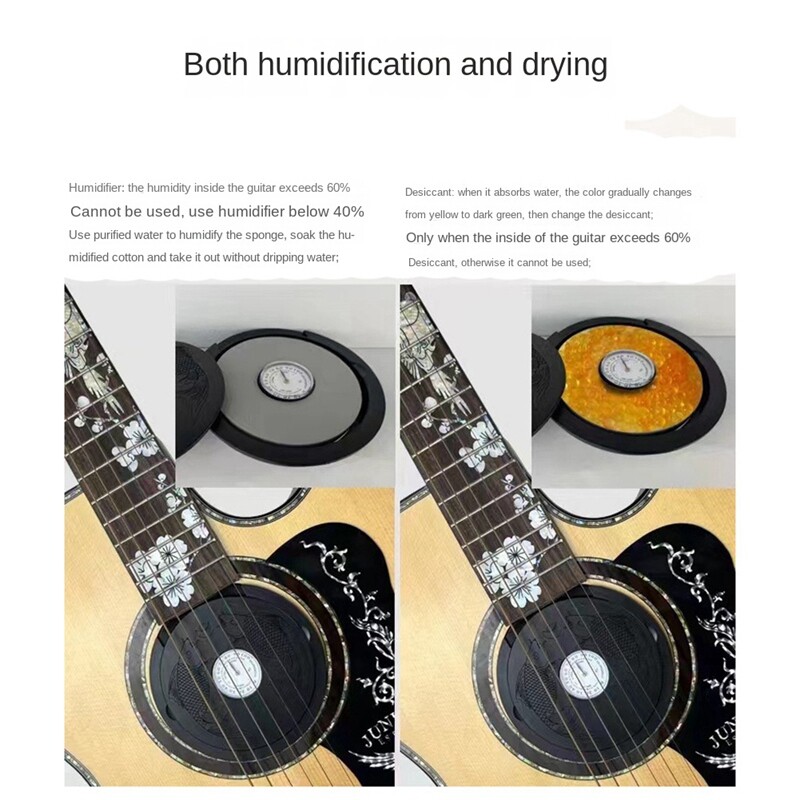 Acoustic Guitar Sound Hole Humidifier Guitar Humidity Regulator ...