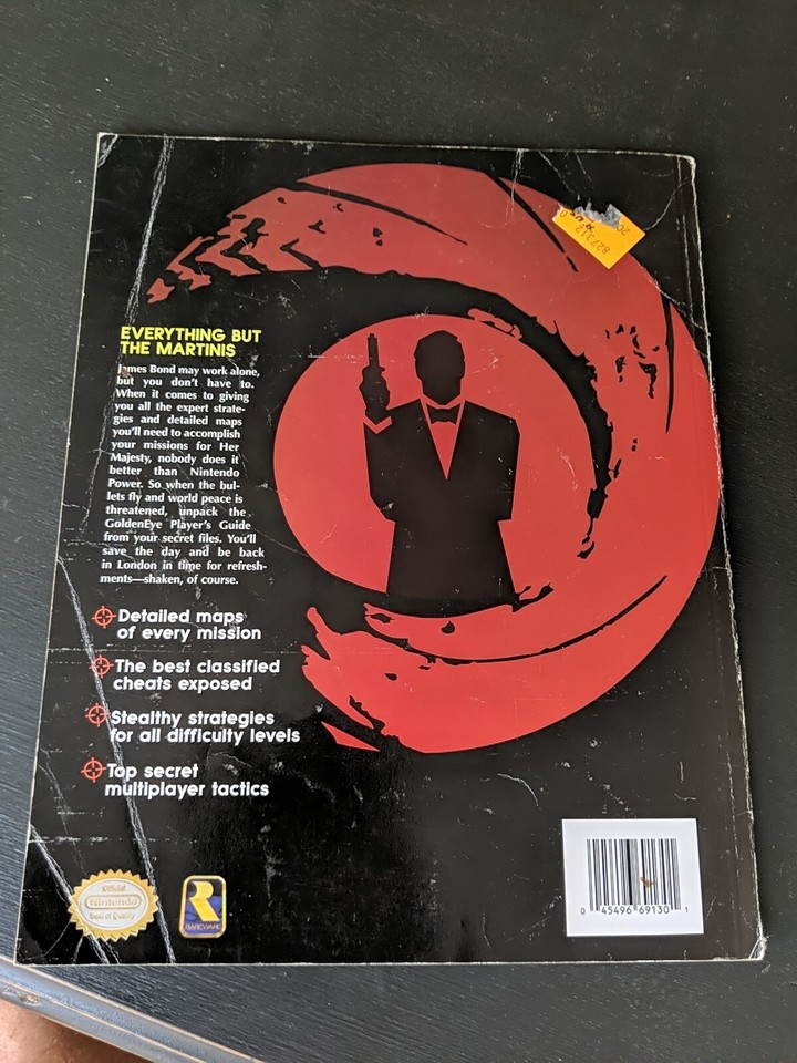 Goldeneye 007 Official Nintendo Power Player Guide Nintendo 64 N64 1997 ...