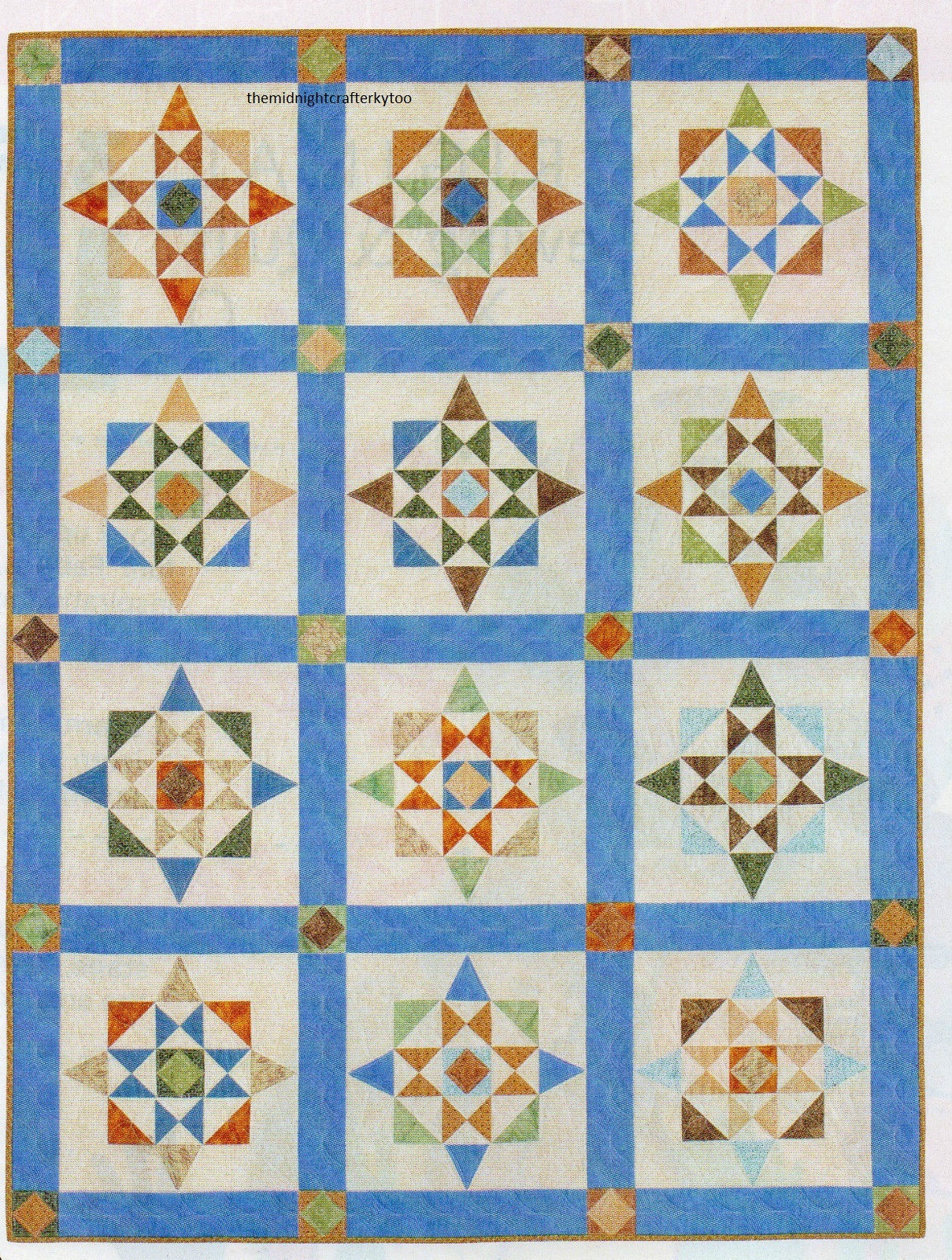 Prairie Sunrise Quilt Pattern Pieced MF | eBay