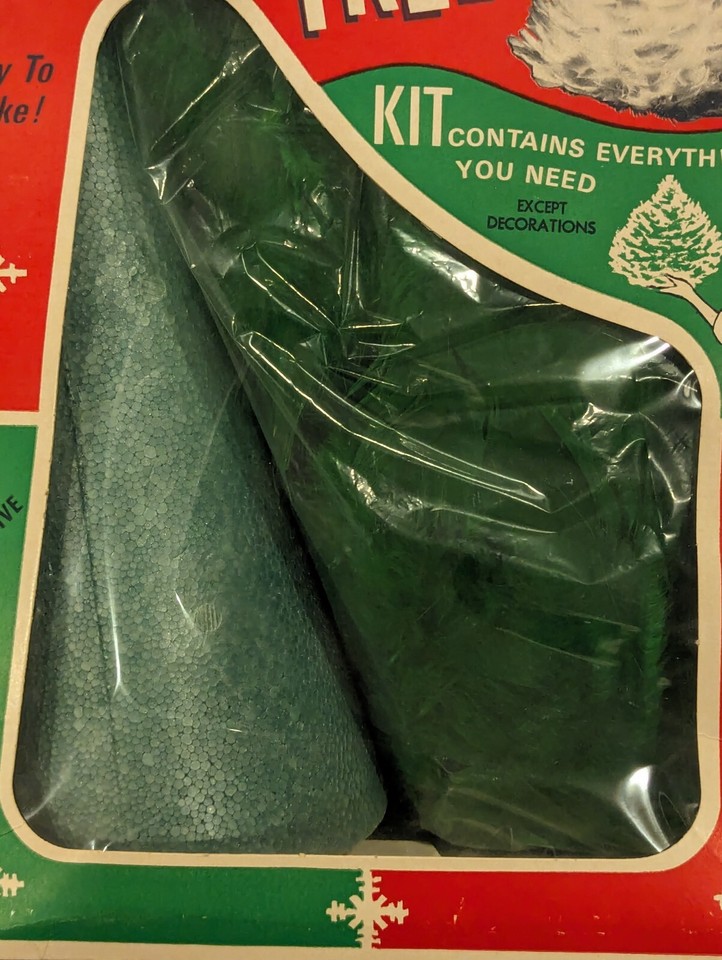 Vintage Christmas Feather Tree Kit | eBay